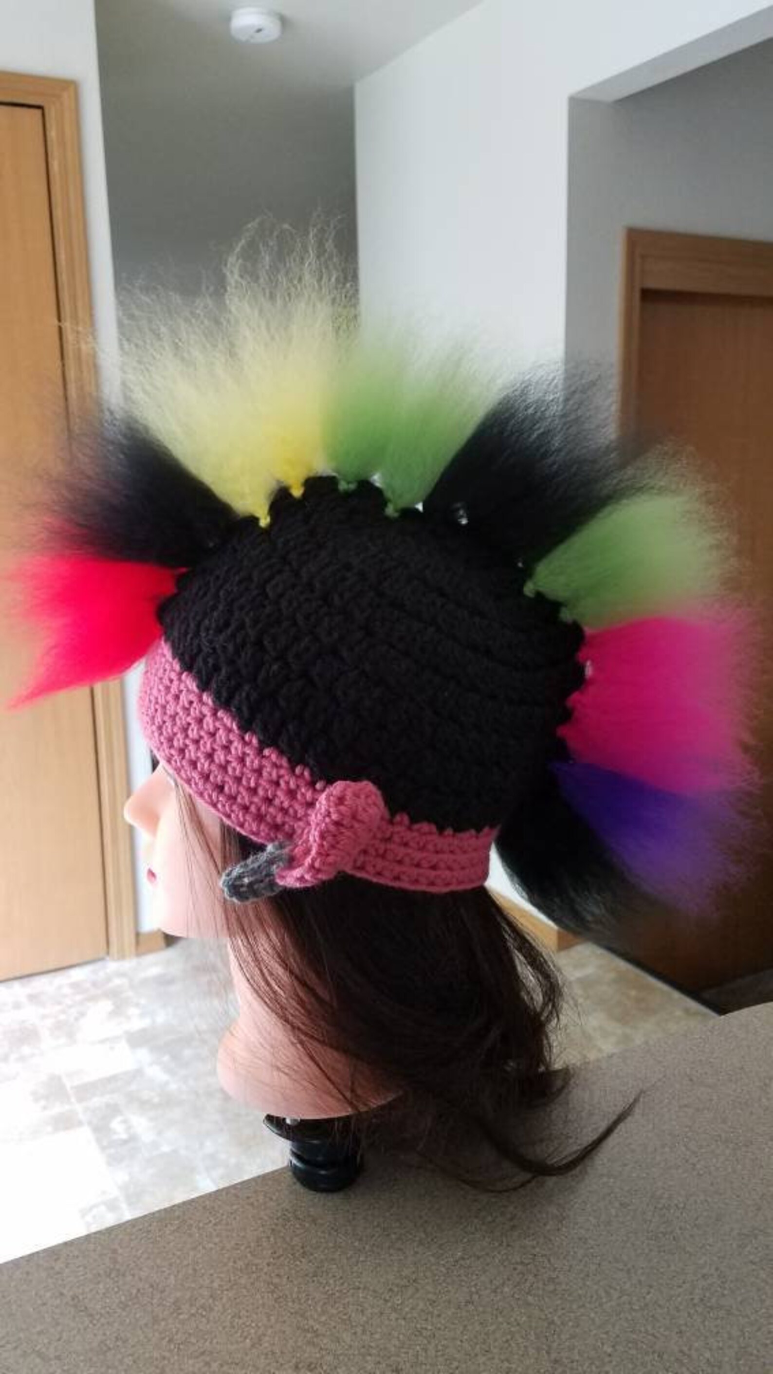 Barb Trolls World Tour Crochet Hat - Etsy