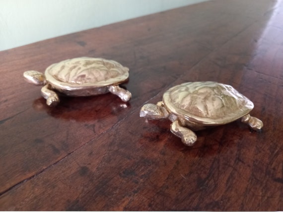 Art & Collectibles Figurines & Knick Knacks Vintage Pair of Solid Brass ...