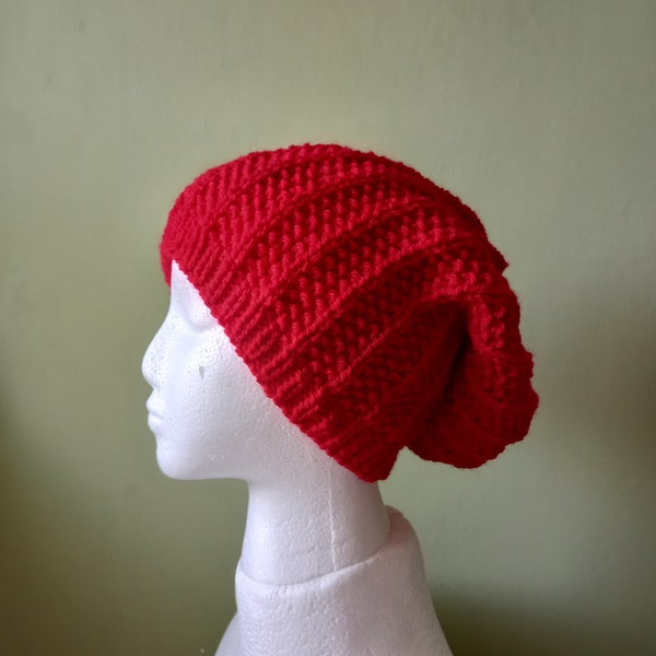 Red Woolly Hat - Etsy