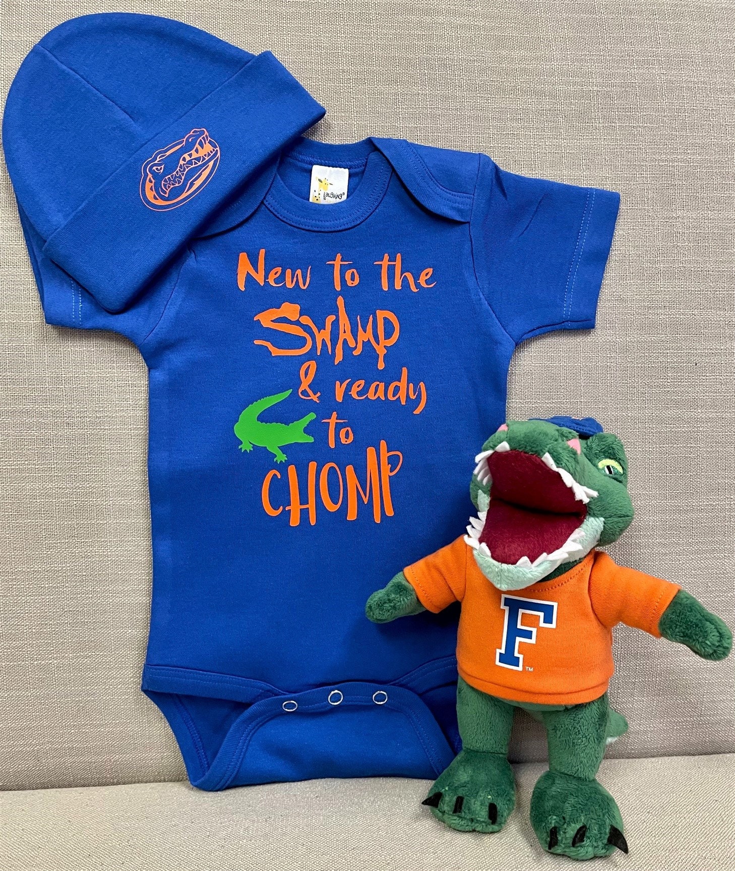 University of Florida Gator Baby Boy Bodysuit and Hat Set - Etsy