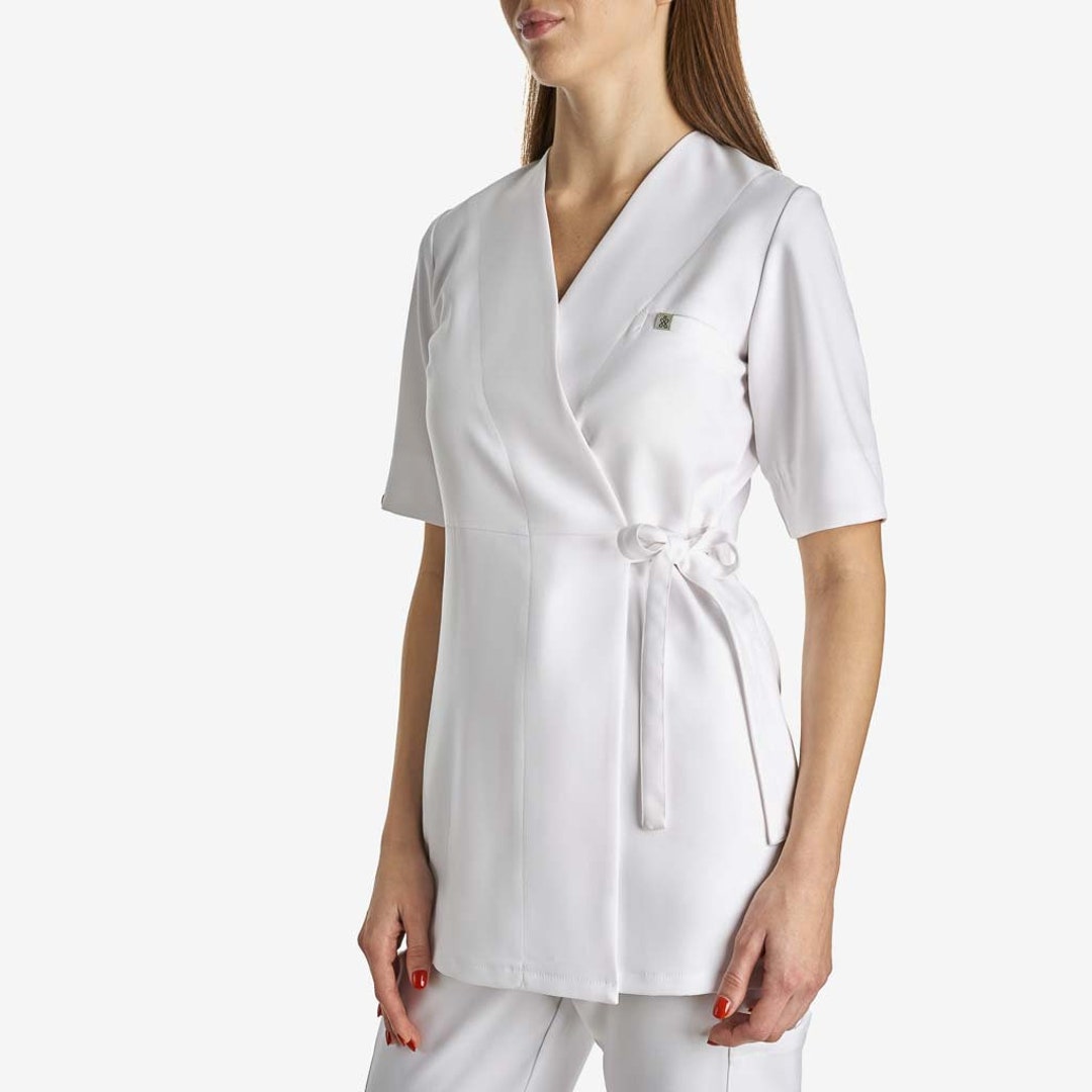 Medical Scrub Shirt for Women Apparel for Doctor Dentist Midwife ...