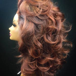 BUXOM Large Styled Wig for Drag Queens Theater Burlesque | Etsy