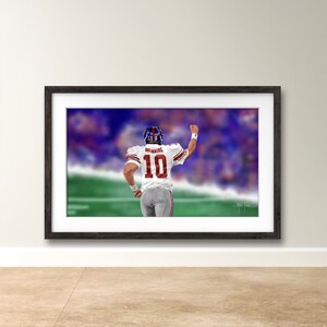 Eli Manning Digital Drawing Print - Etsy