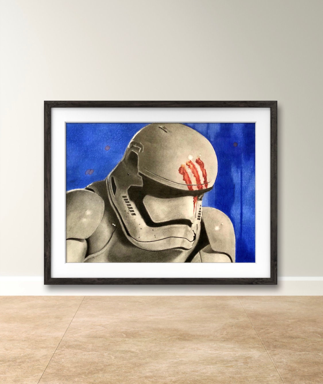 Stormtrooper FN 2187 Color Pencil Drawing Print - Etsy