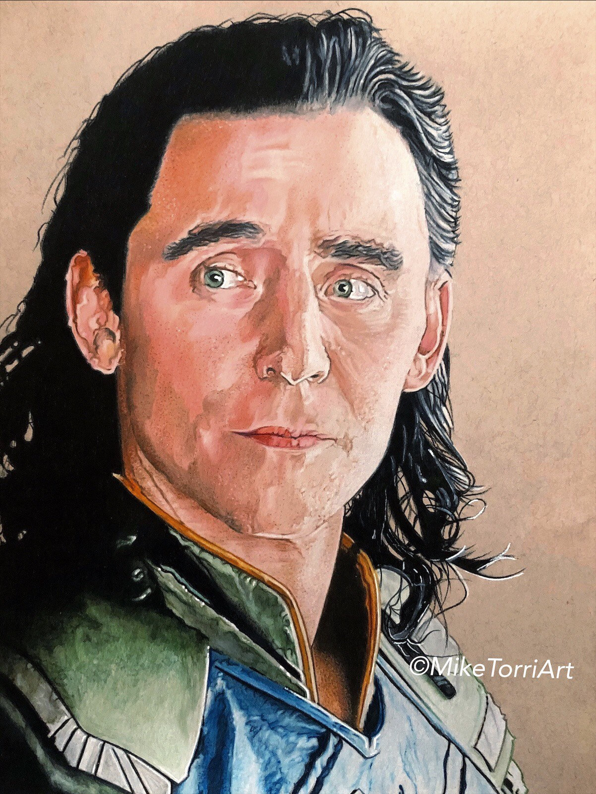 Loki Pencil Drawing