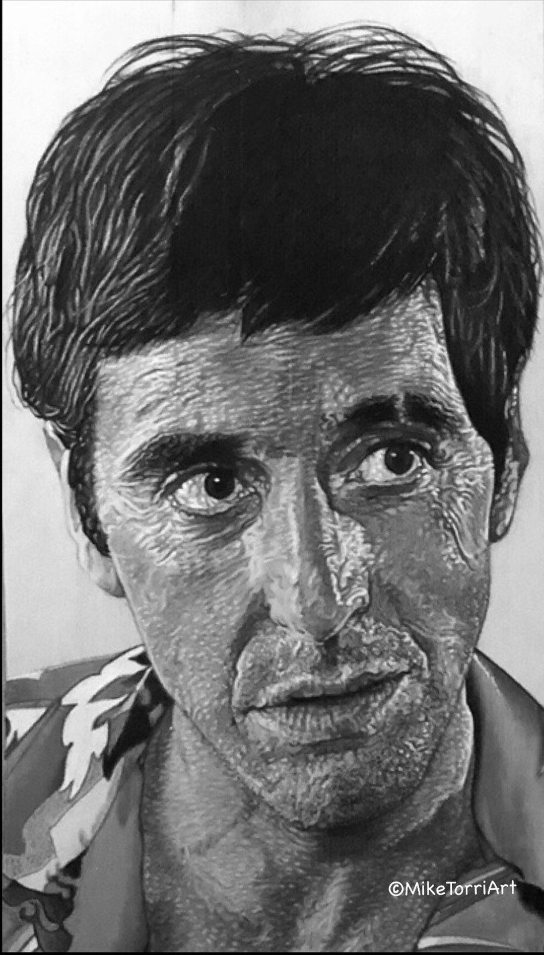 SCARFACE Al Pacino Pencil Drawing Print - Etsy