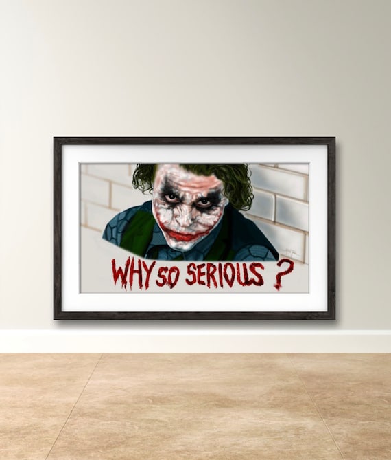 Why So Serious Joker Poster