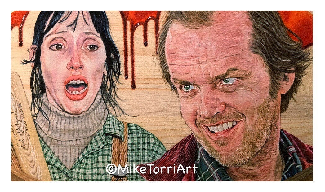 The Shining Jack Nicholson & Shelley Duvall Color Pencil Print - Etsy