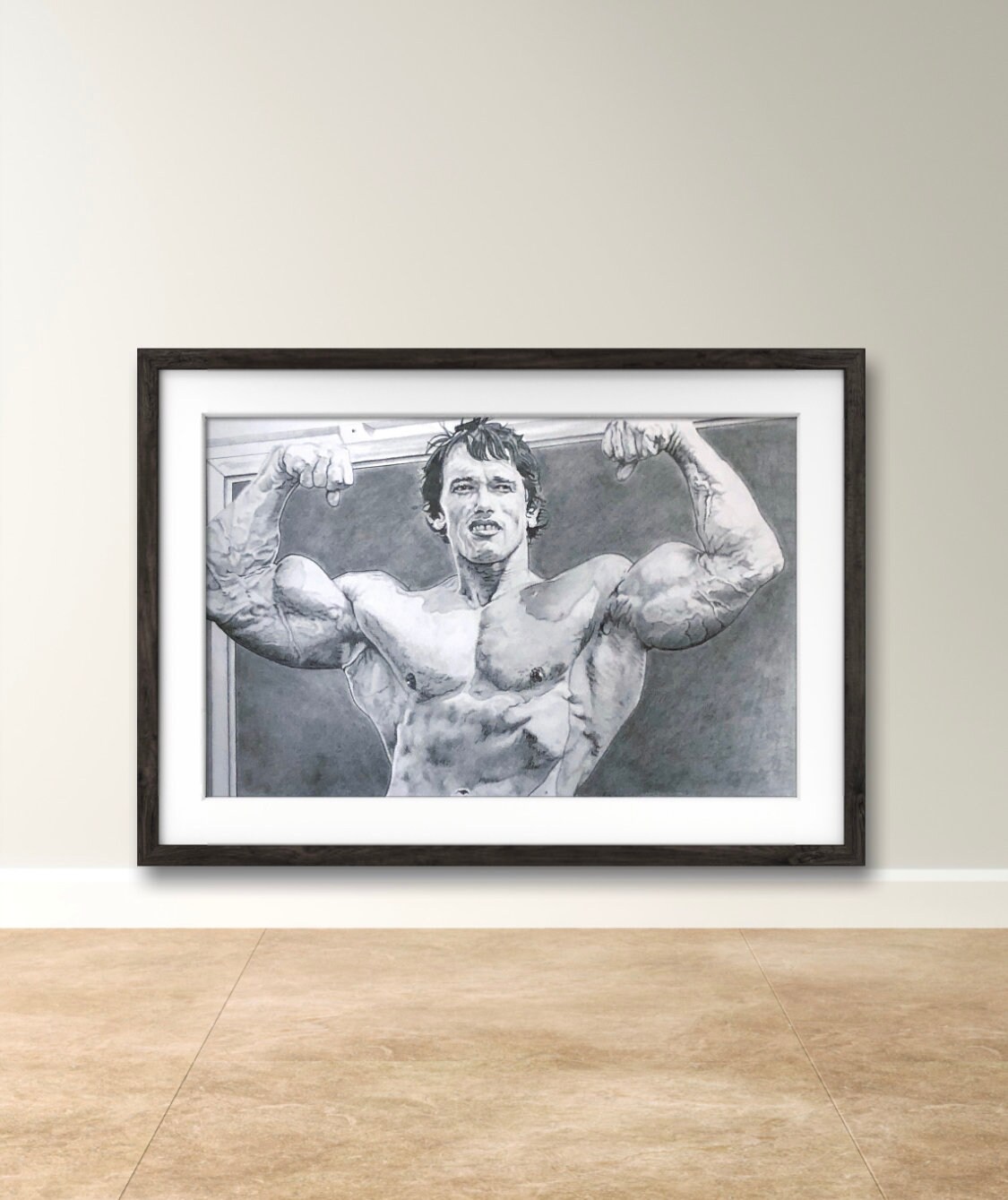 Arnold Schwarzenegger Pencil Drawing Print - Etsy