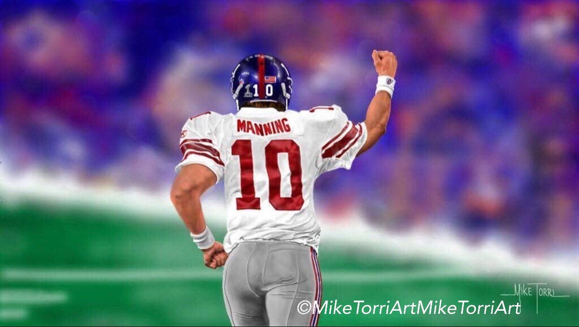 Eli Manning Digital Drawing Print - Etsy