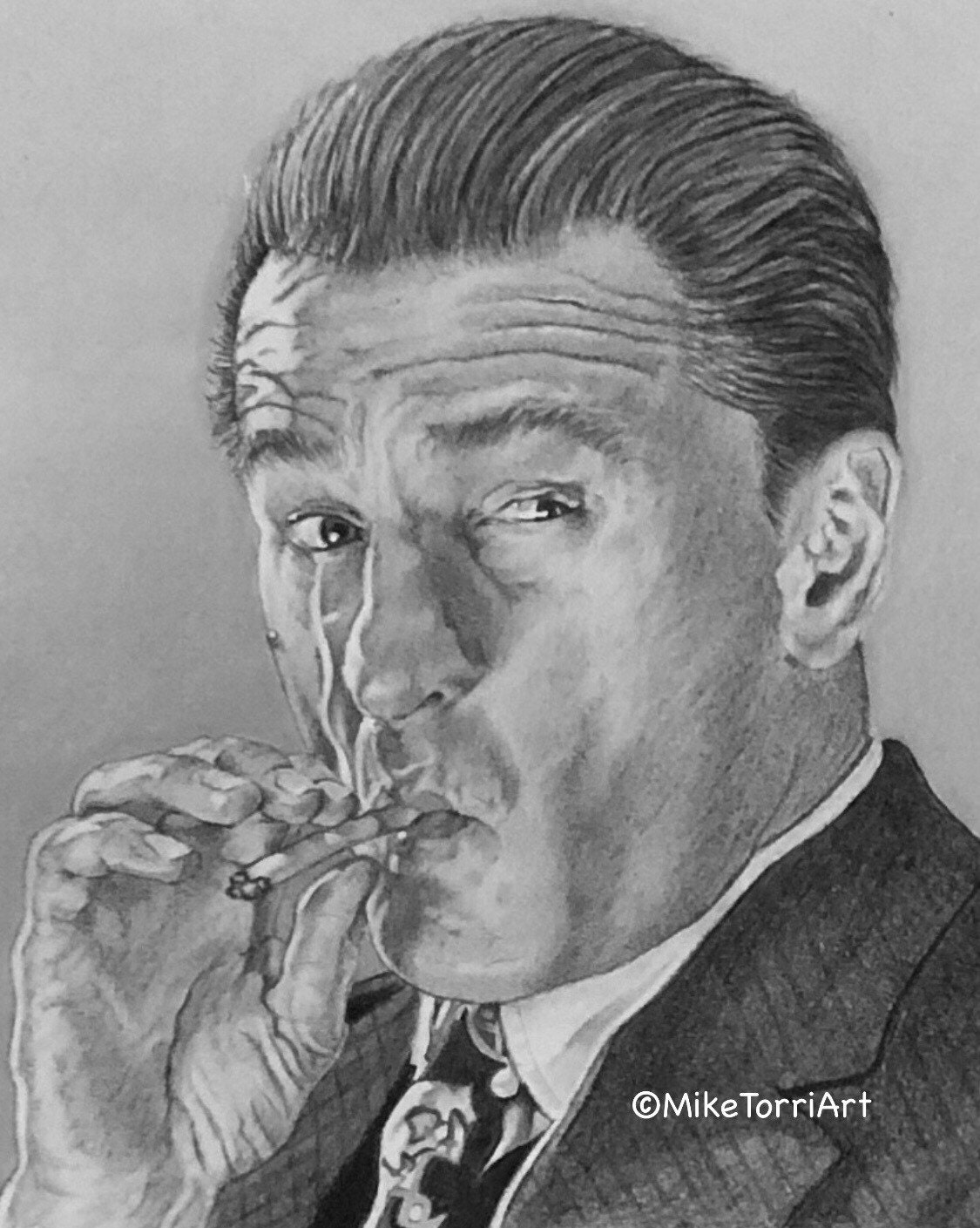 GOODFELLAS Robert Deniro Pencil Drawing Print - Etsy