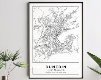Dunedin New Zealand Poster - Etsy