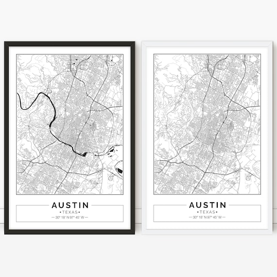 Printable Map Of Texas Austin