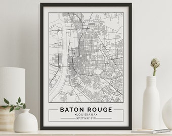 Baton Rouge Canvas - Etsy