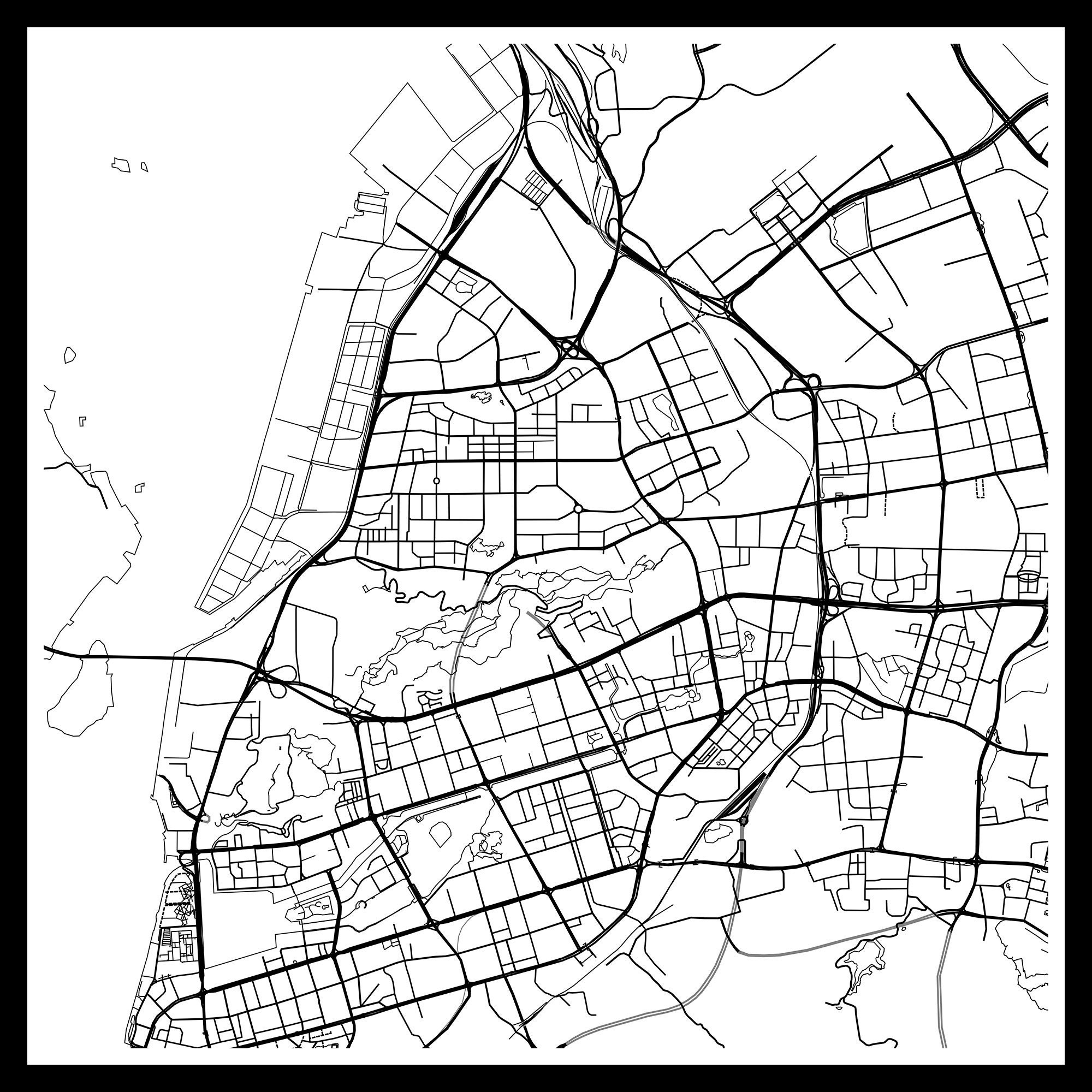 Xiamen City Map