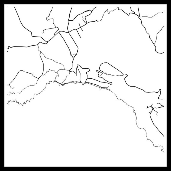 Wall Hangings Santa Maria Map Santa Maria Print Santa Maria Azores ...