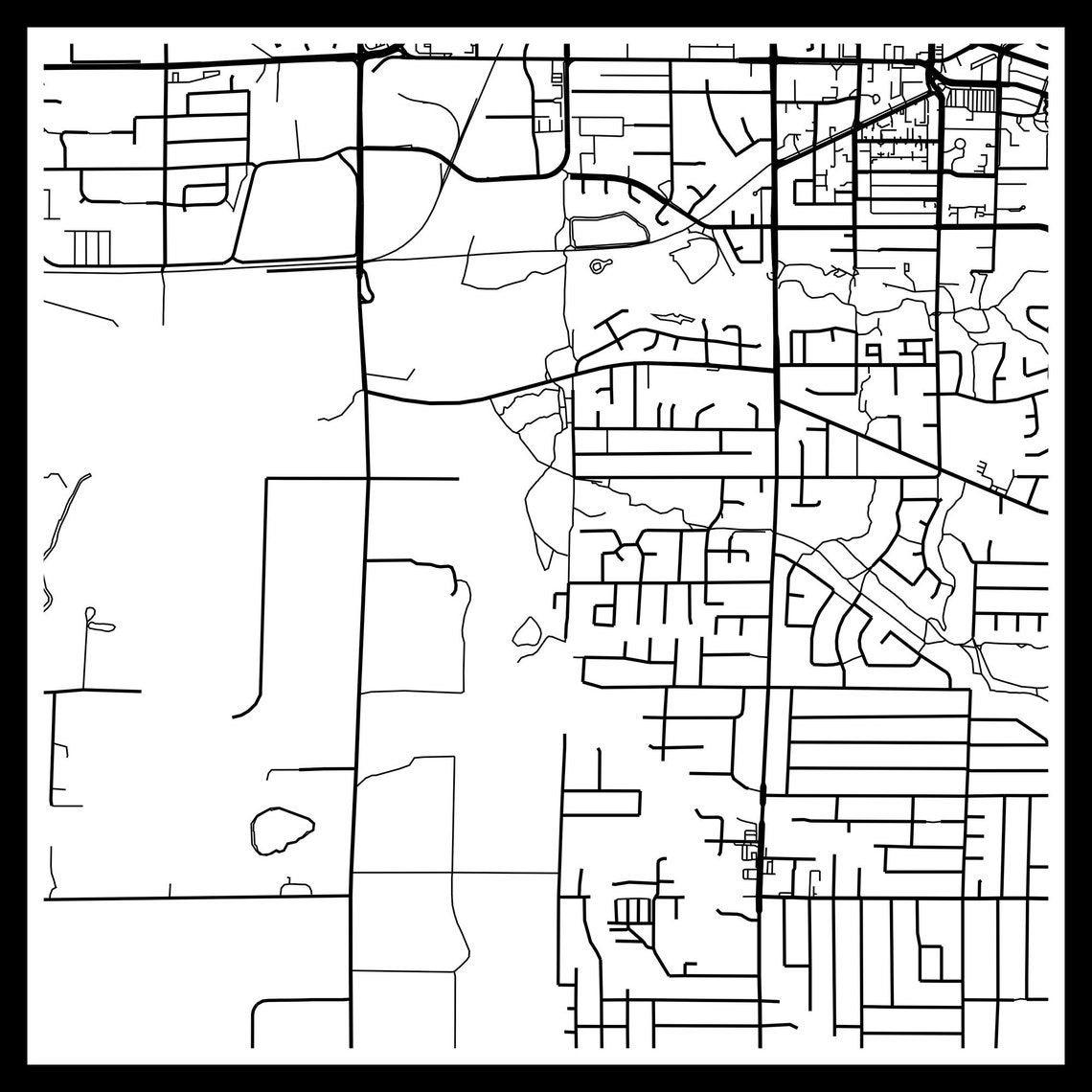 Langley British Columbia Canada Langley City Map Langley - Etsy