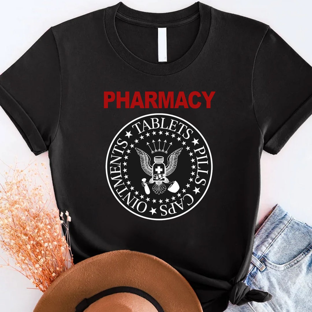 Pharmacy Punk Emblem Tablets Pills Caps Ointments T-shirt - Etsy