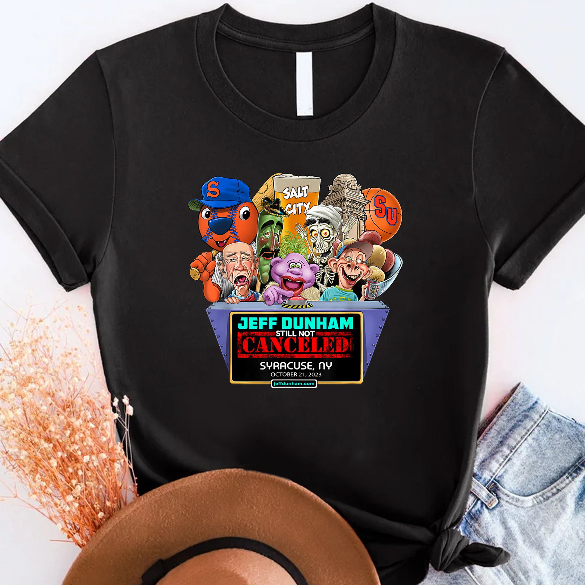 Jeff Dunham Syracuse T-shirt, Jeff Dunham Shirt, Jeff Dunham Fan Gift Shirt, Jeff Dunham Lover ...