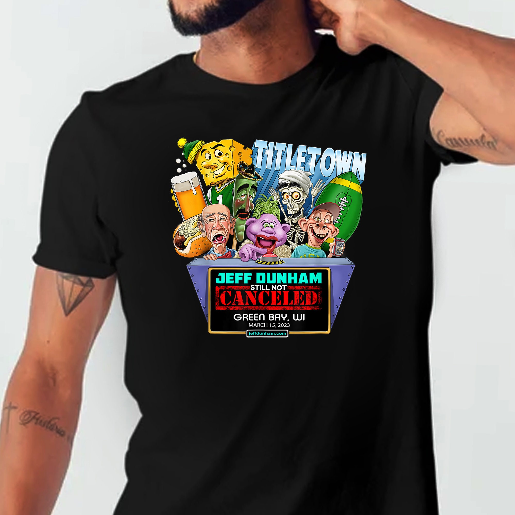Jeff Dunham Green Bay T-shirt Jeff Dunham Shirt Jeff Dunham - Etsy