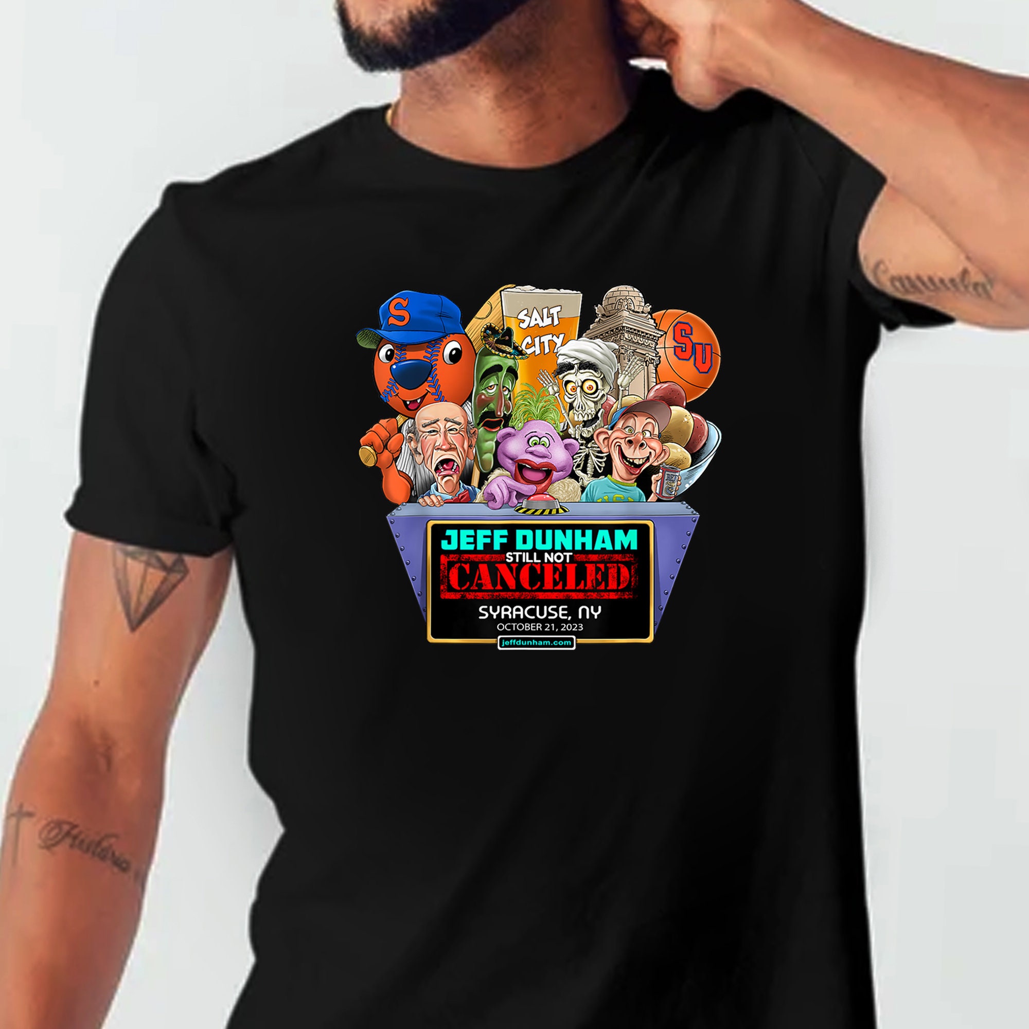 Jeff Dunham Syracuse T-shirt, Jeff Dunham Shirt, Jeff Dunham Fan Gift ...