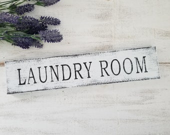 Rustic Laundry Signs, Set of Three Rustic Laundry Room Signs, Rustic ...