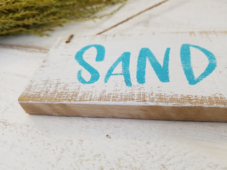 Sand and Surf Sign Rustic Beach Wood Sign Surfing Wall Art - Etsy