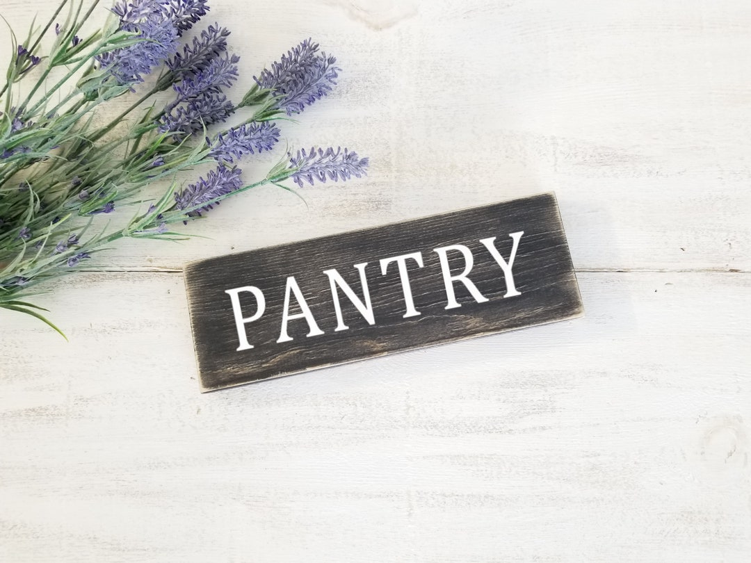 Pantry Sign, Farmhouse Pantry Sign, Kitchen Decor, Country Home Decor ...