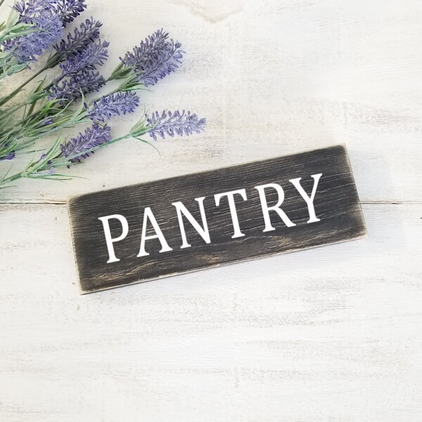 Rustic Pantry Sign - Etsy