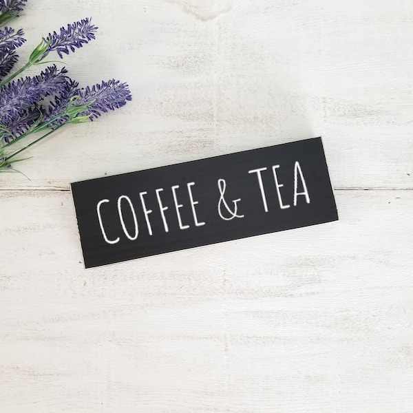 Coffee and Tea Sign - Etsy