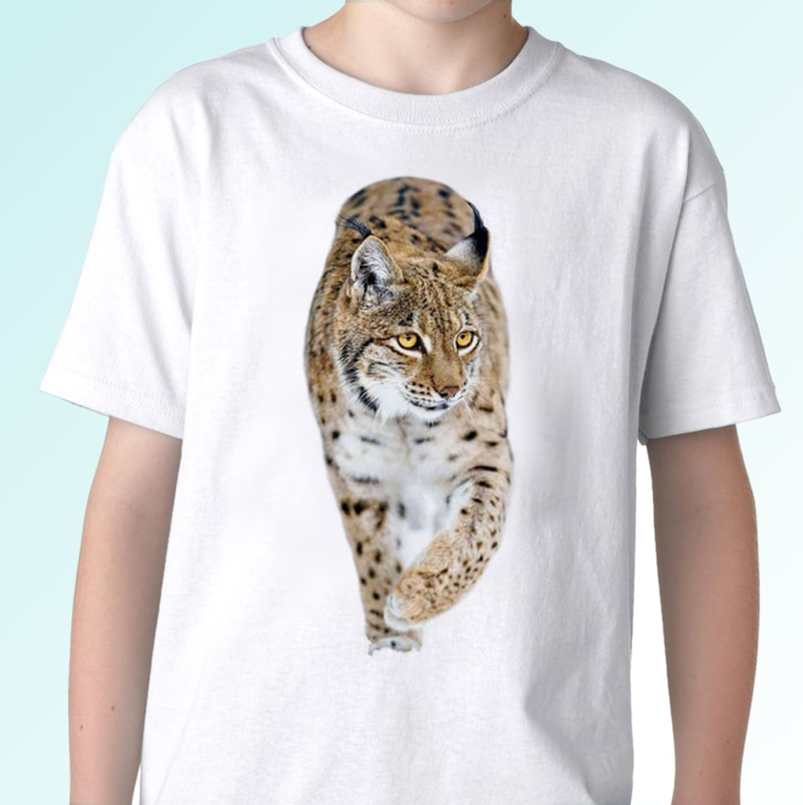 Lynx White T Shirt Top Tee Design Art Mens Womens Kids - Etsy Canada