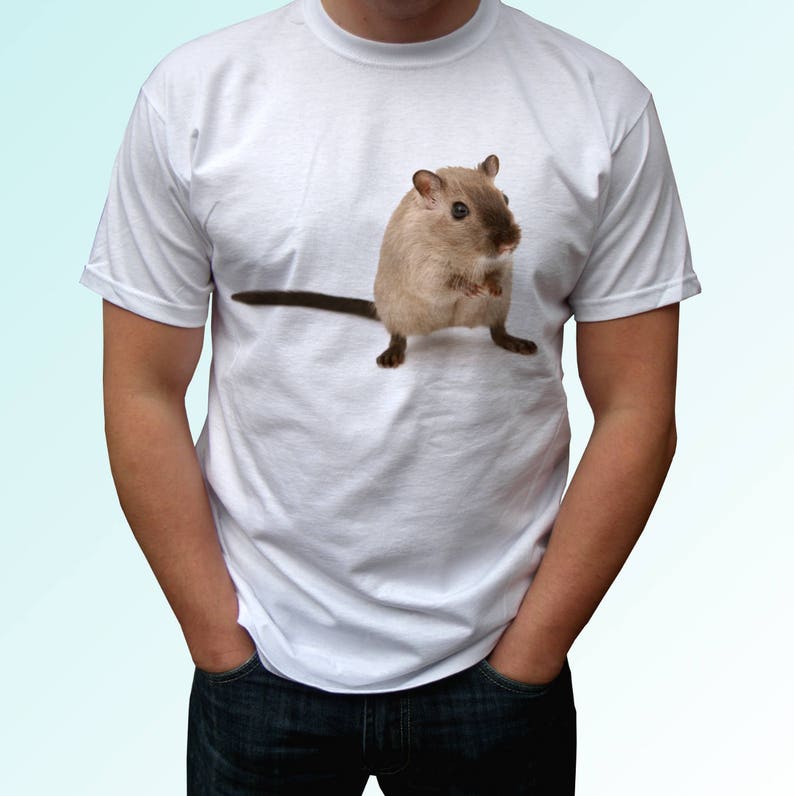 Gerbil White T Shirt Top Tee Design Art Mens Womens Kids - Etsy UK