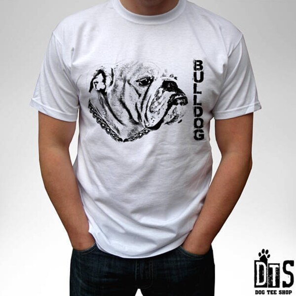 Bulldog T Shirt - Etsy