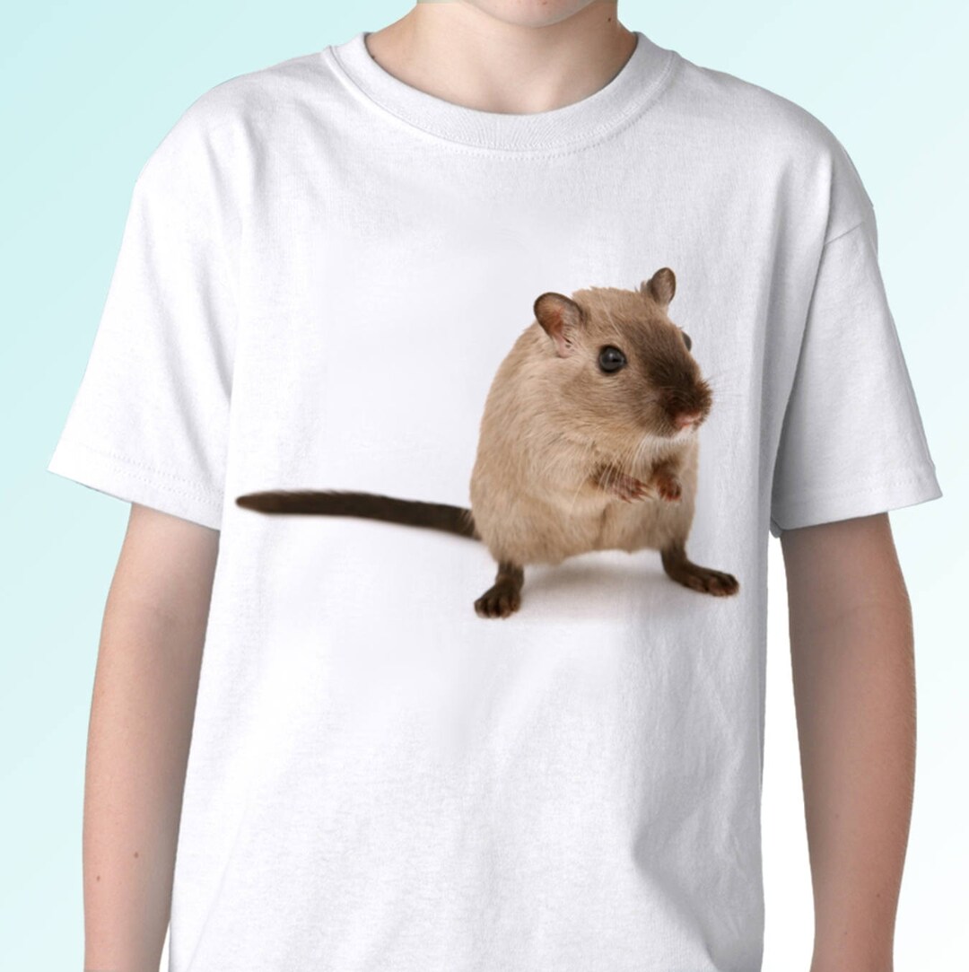 Gerbil White T Shirt Top Tee Design Art Birthday Gift - Mens, Womens ...