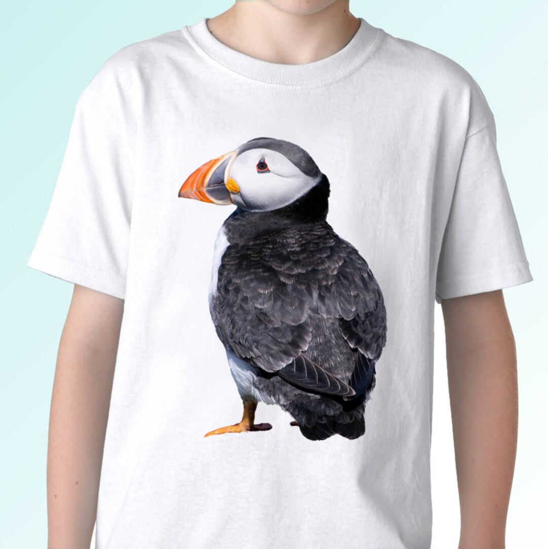 Puffin T Shirt Top Tee Design Art Birthday Gift - Mens, Womens, Kids ...
