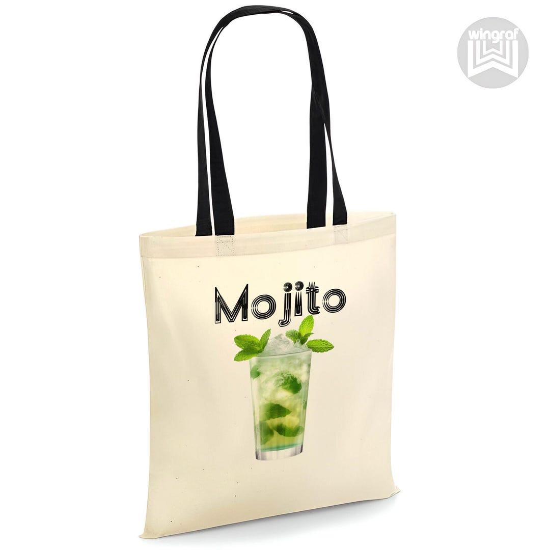 Mojito Tote Bag Tote Bag Christmas Birthday Gift Fashion Art Design ...