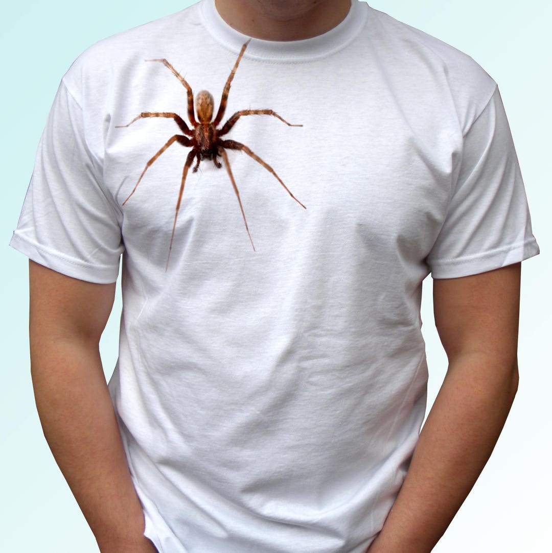 Spider White T Shirt Top Tee Design Art - Mens, Womens, Kids, Baby ...