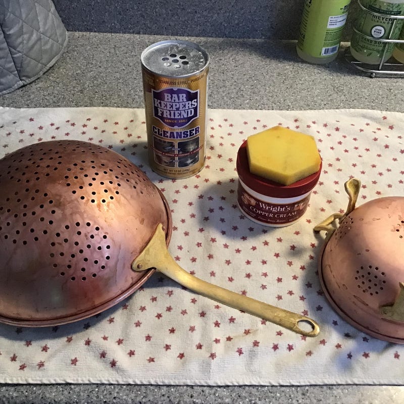 Copper Colander - Etsy
