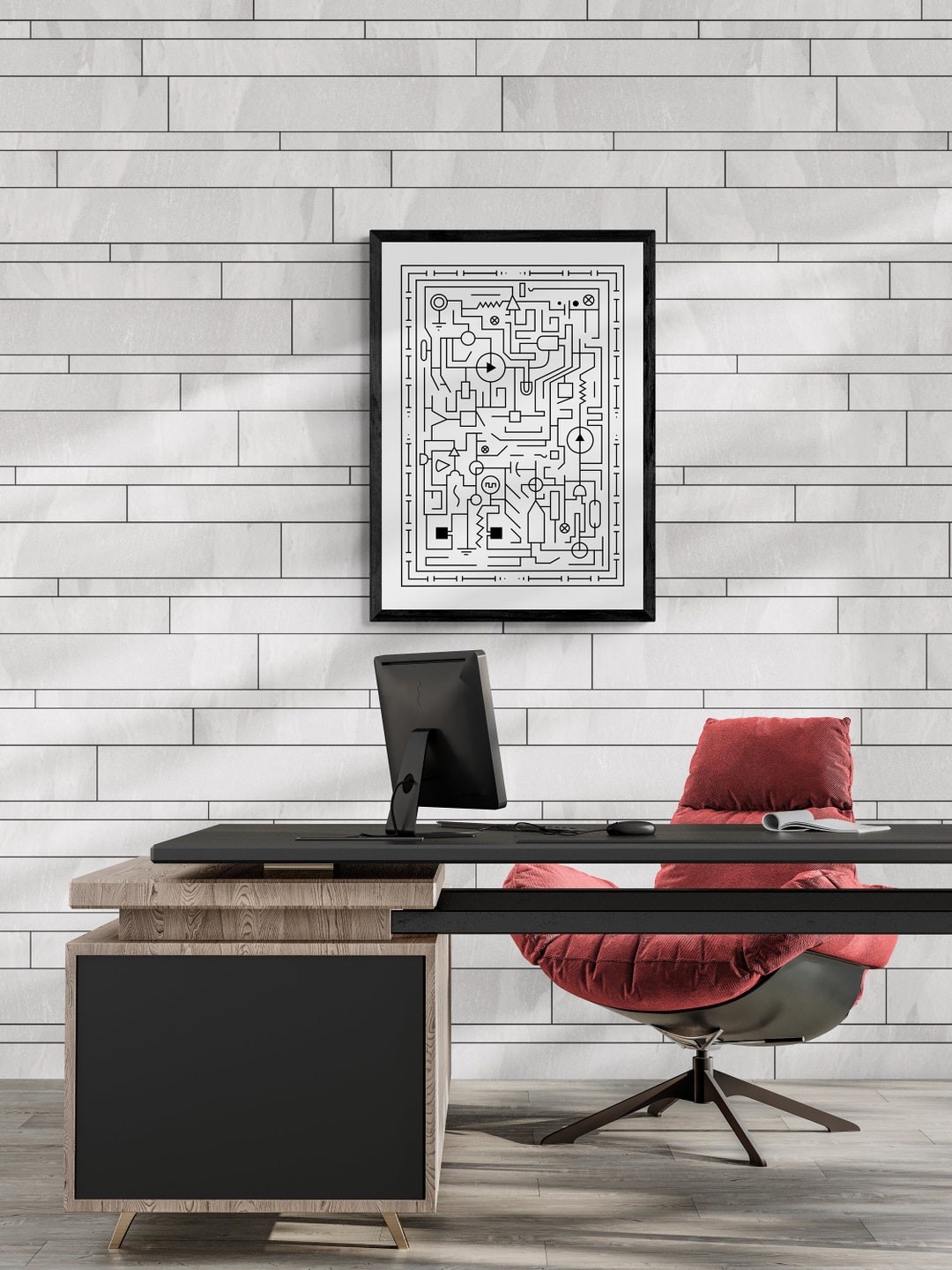 Poster Maze "solder On" Printable Wall Art, Printable Mazes ...
