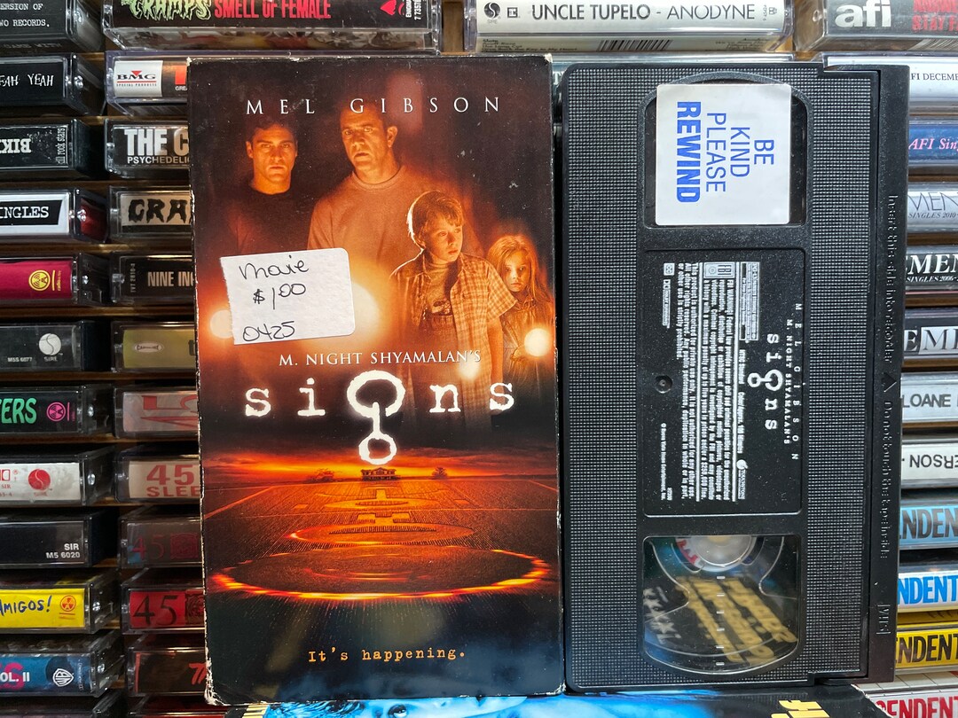 Signs Used VHS Horror - Etsy
