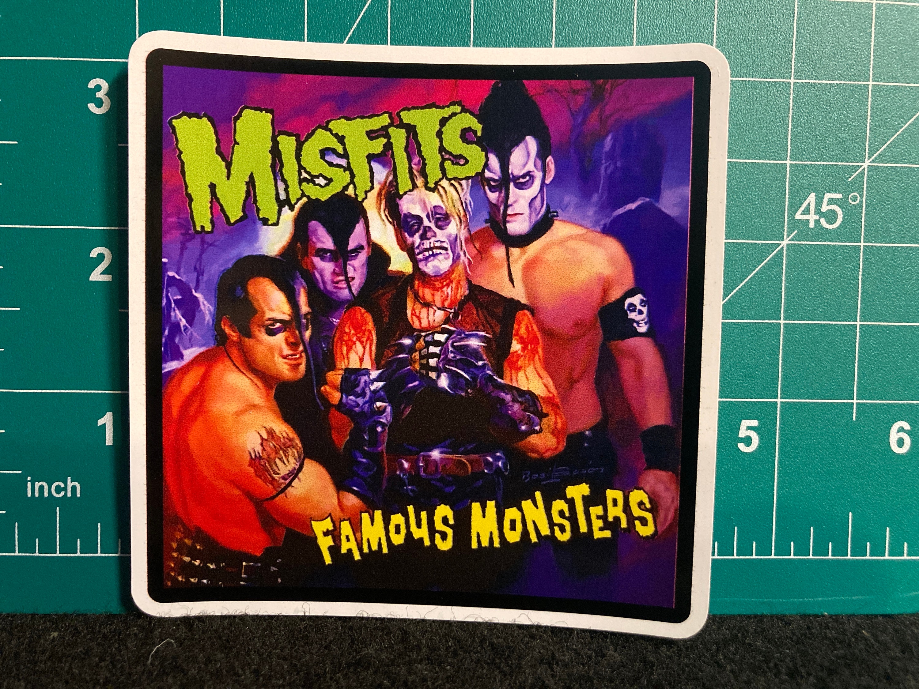 Misfits Famous Monsters Vinyl Sticker Punk Rock - Etsy