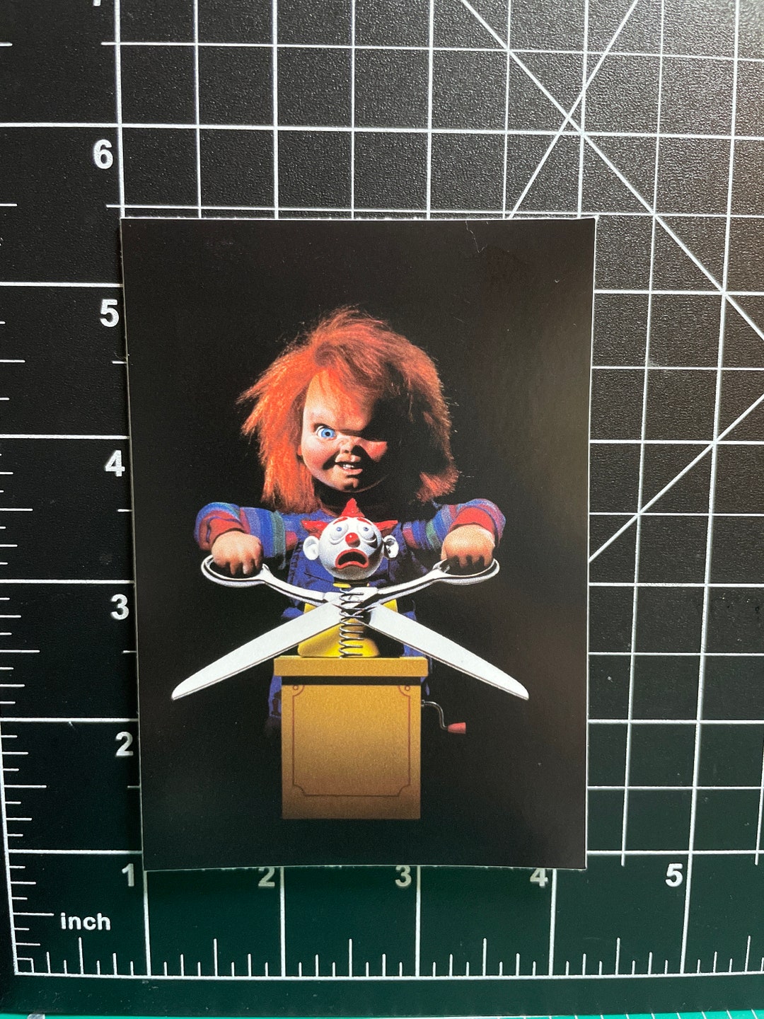 Childs Play Chucky Vinyl Sticker Horror - Etsy