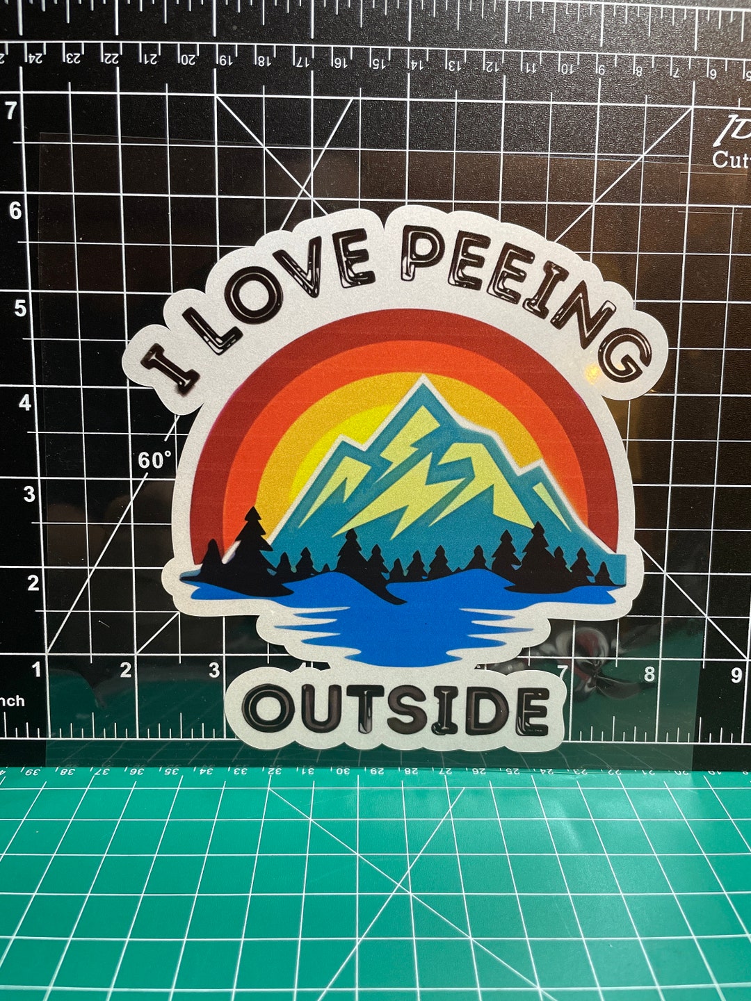 I Love Peeing Outside Laptop Sticker Decal - Etsy