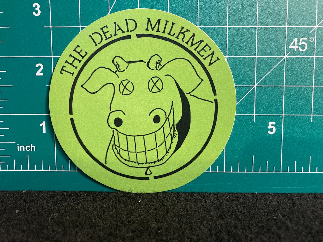 The Dead Milkmen Vinyl Sticker Punk Rock - Etsy