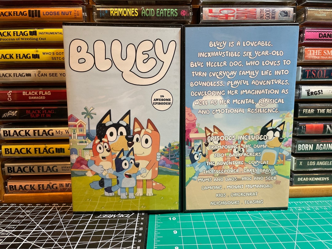 Bluey Vol. 3 Custom VHS Artpiece Animated - Etsy