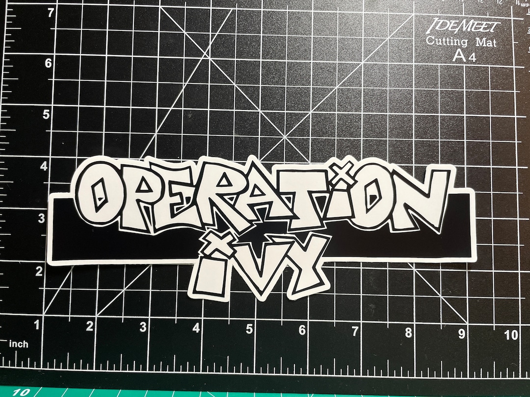 Operation Ivy Logo Vinyl Sticker Punk Ska Rancid - Etsy