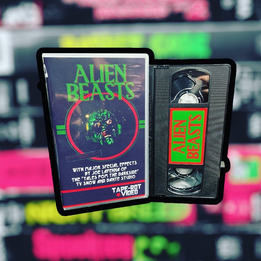 Alien Beasts Custom VHS Horror - Etsy UK
