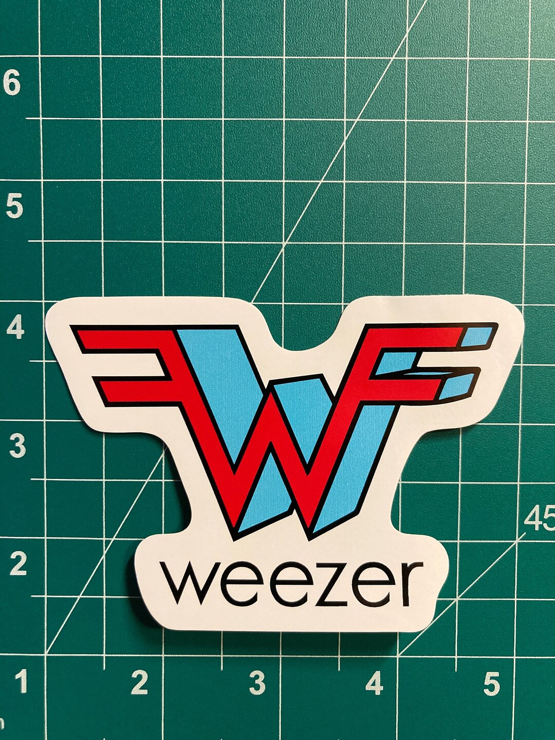 Weezer Logo Vinyl Sticker 90s Alternative Grunge - Etsy