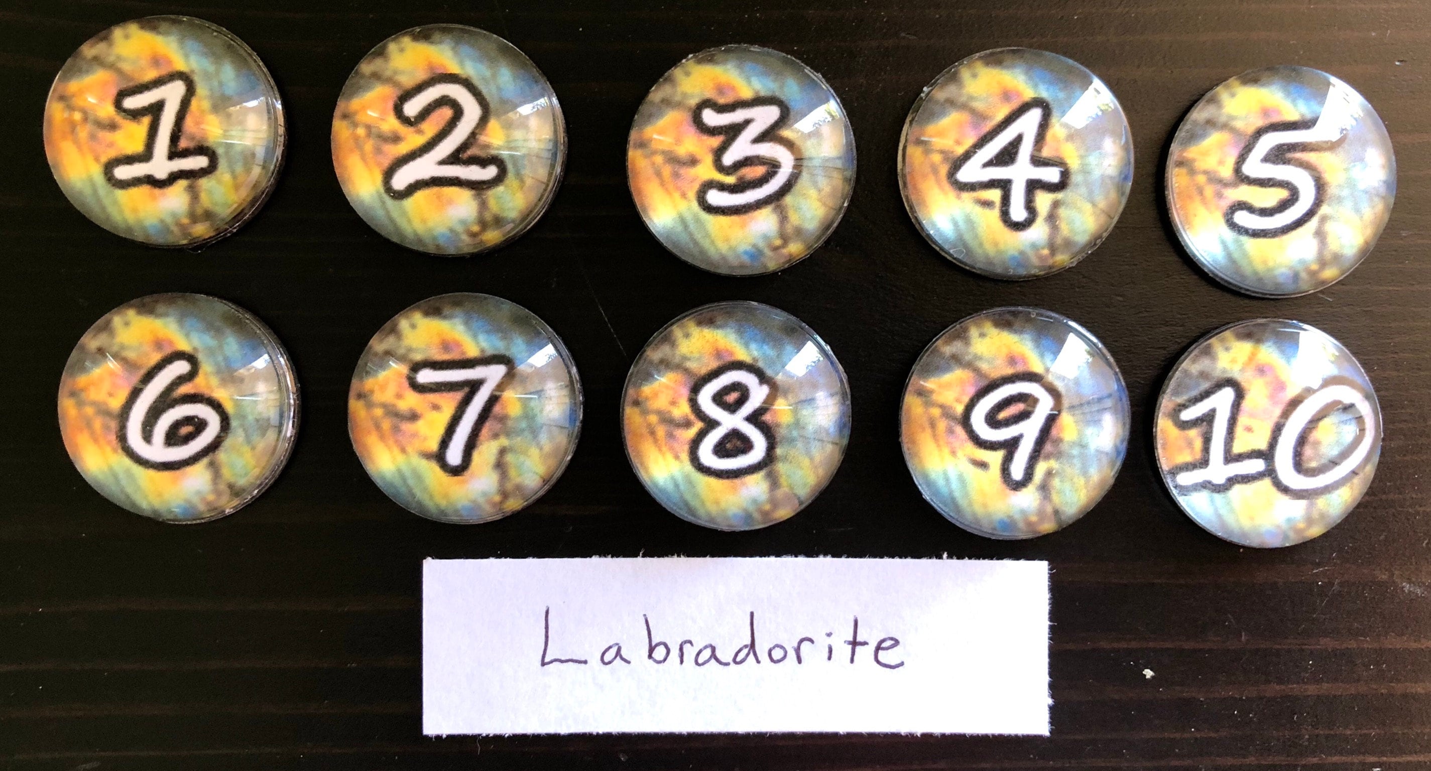 Numbered Tokens Set 1 Diameter Dungeons and Dragons - Etsy UK