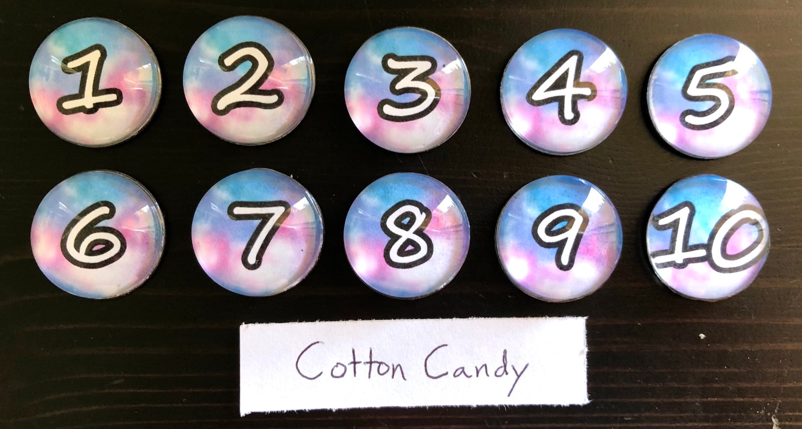 Numbered Tokens Set 1 Diameter Dungeons and Dragons - Etsy UK